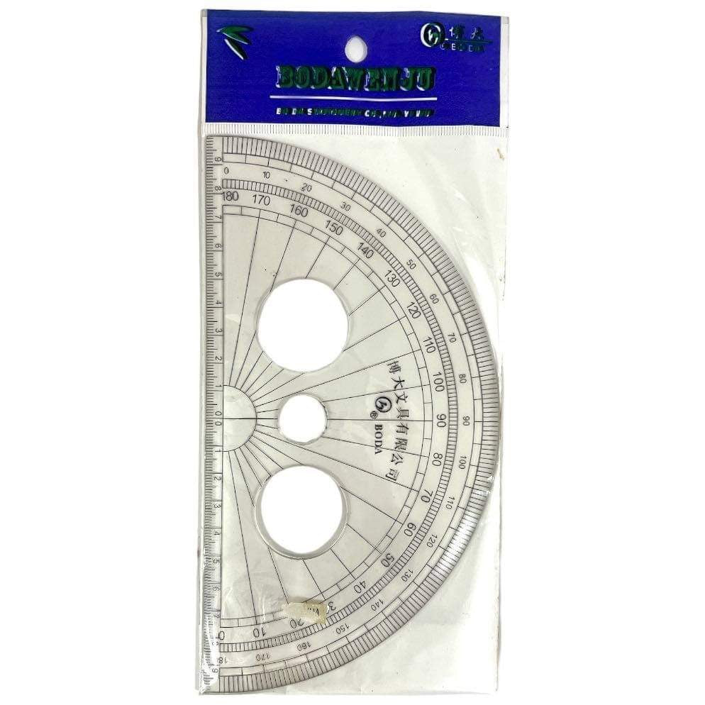 Protractor Semi Circle 180 Degrees Ruler || منقلة نصف دائرية ١٨٠ درجة ...