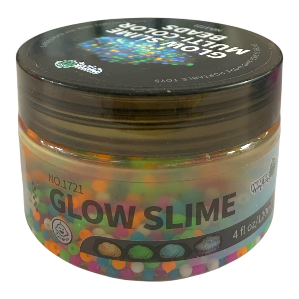 Water Elf Glow Slime 120ml Multi Color Beads || سلايم مضيئ 120 مل ملون ...
