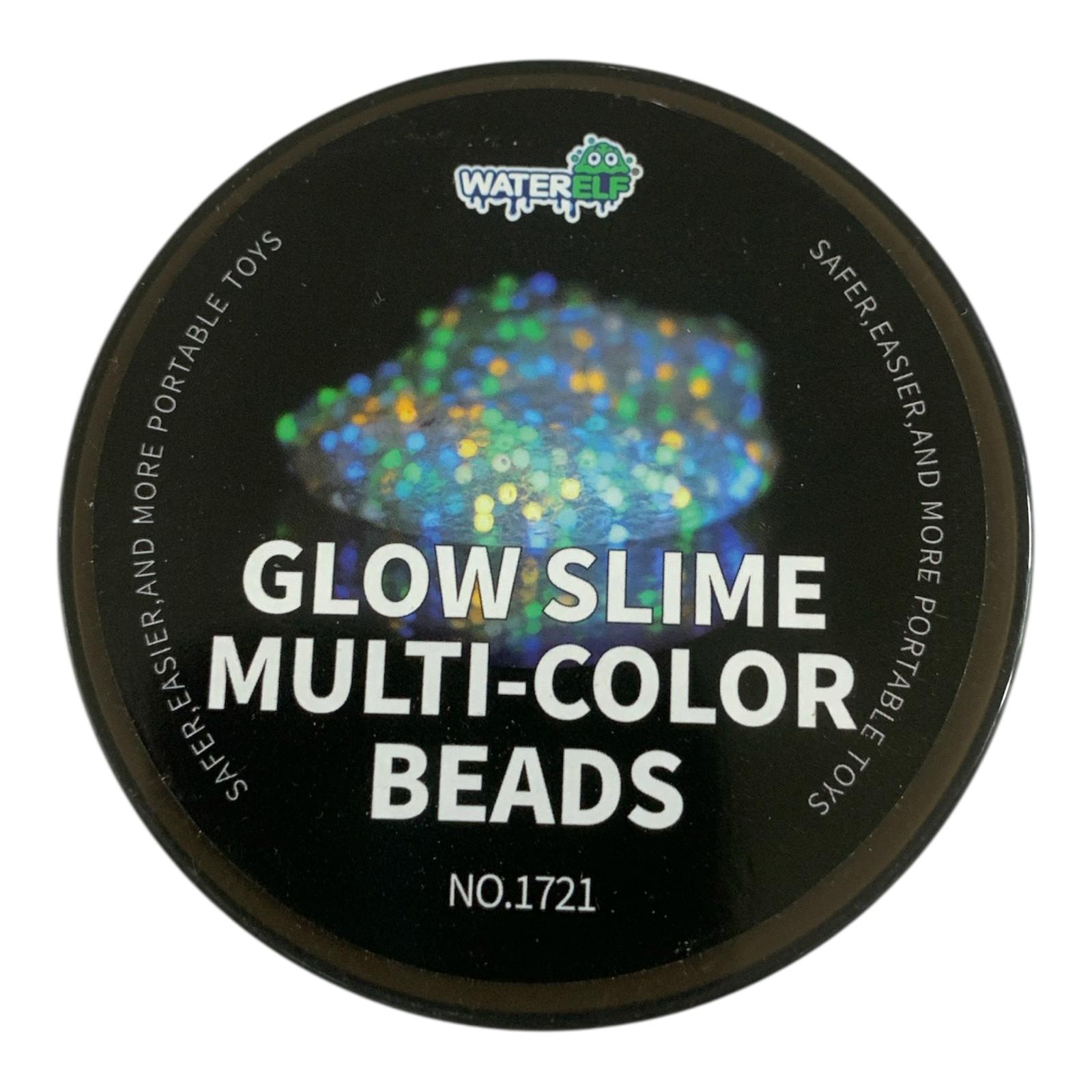 Water Elf Glow Slime 120ml Multi Color Beads || سلايم مضيئ 120 مل ملون ...