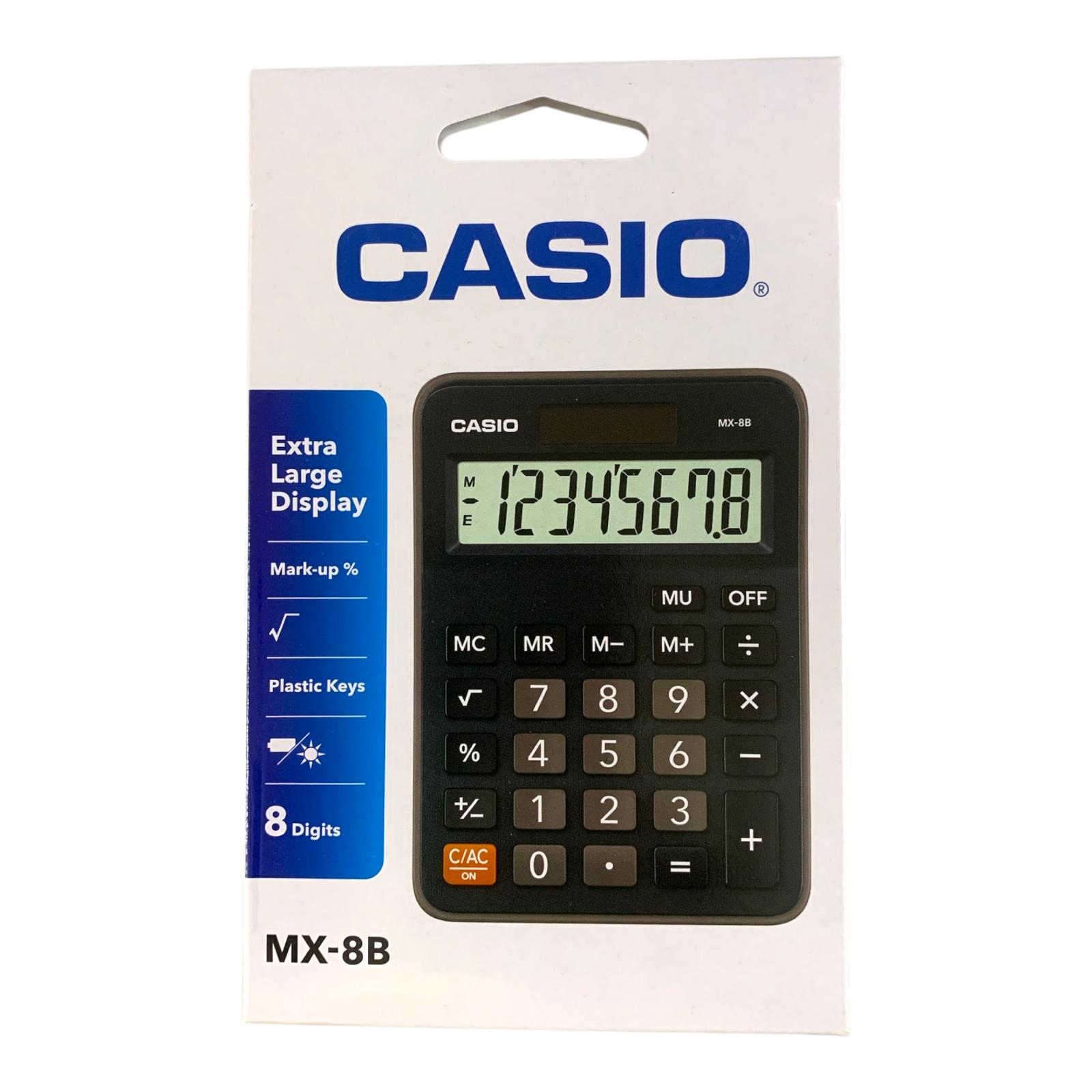 Casio Calculator MX-8B 8 Digits || الة حاسبة كاسية 8 رقم ام اكس 8 بي ...